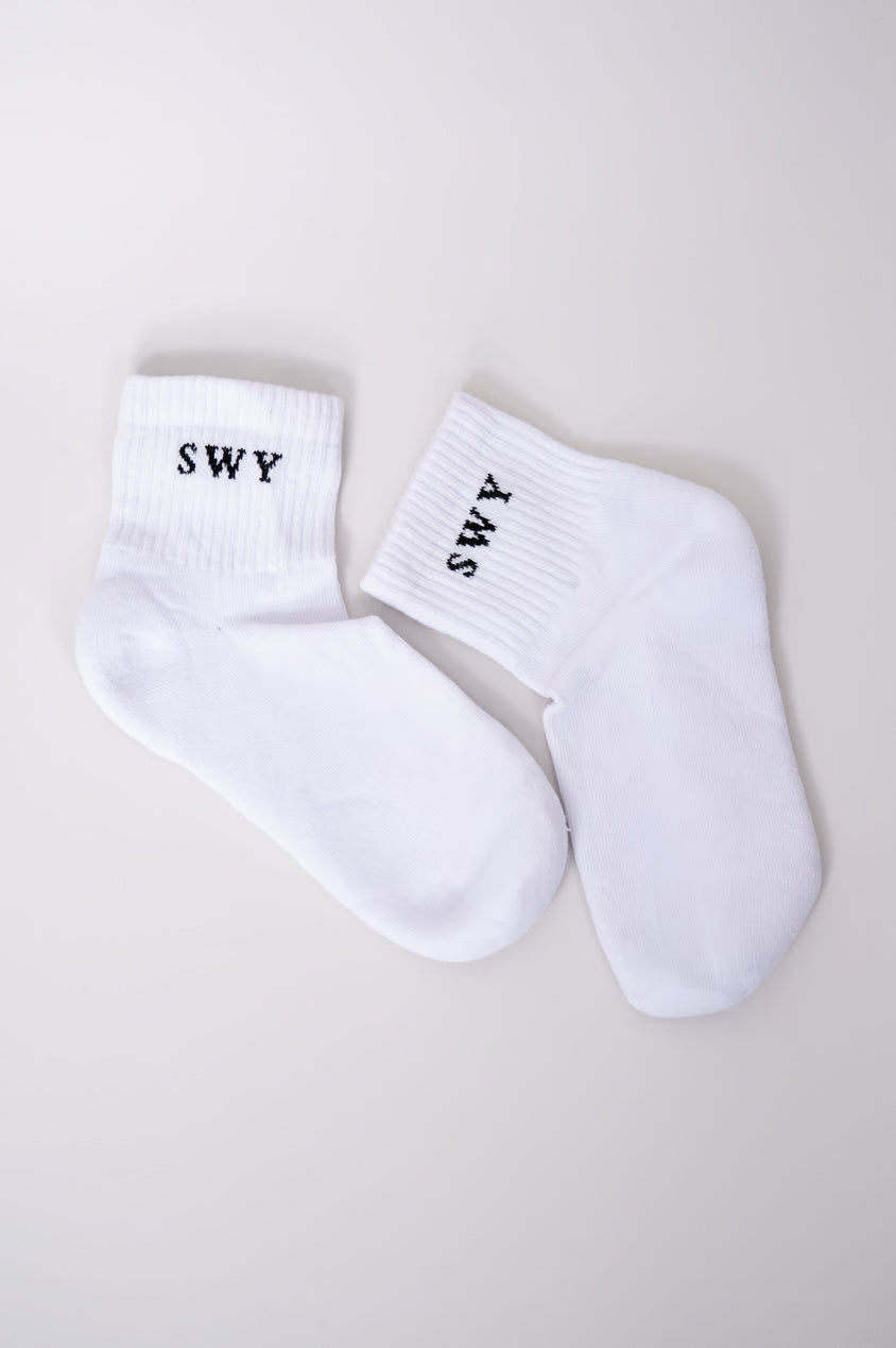 Socks 2 Pack, White – SWY Brand